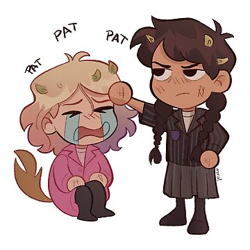 "Wenclair - Scary" Sticker by emeriart | Redbubble