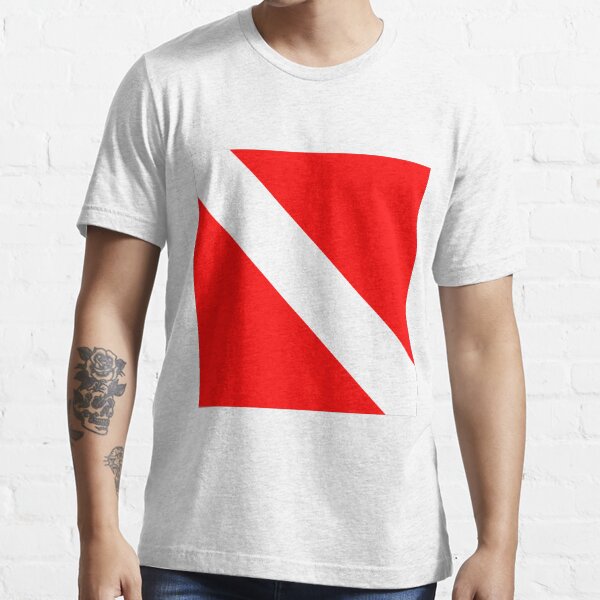 "Dive Flag" T-shirt for Sale by WiltWilde | Redbubble | dive flag t ...