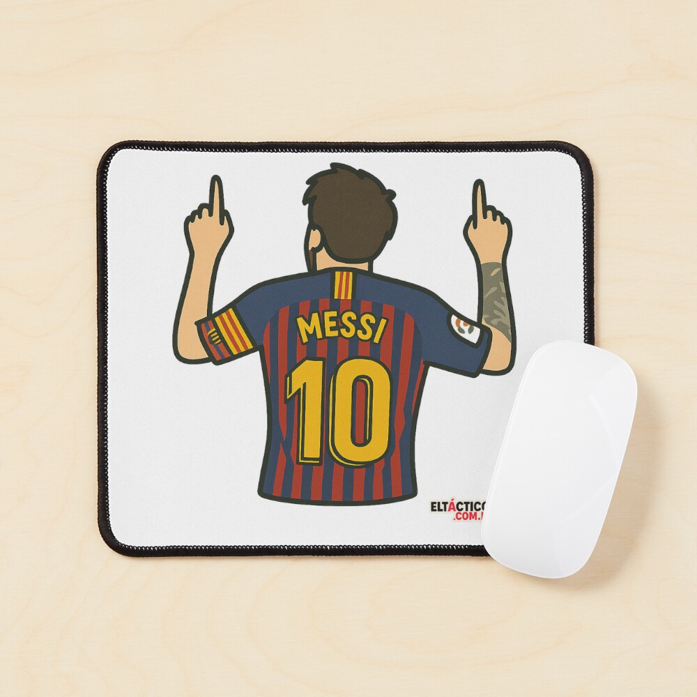 "Lionel Messi's famous gesture of pointing to the sky" Sticker by ...