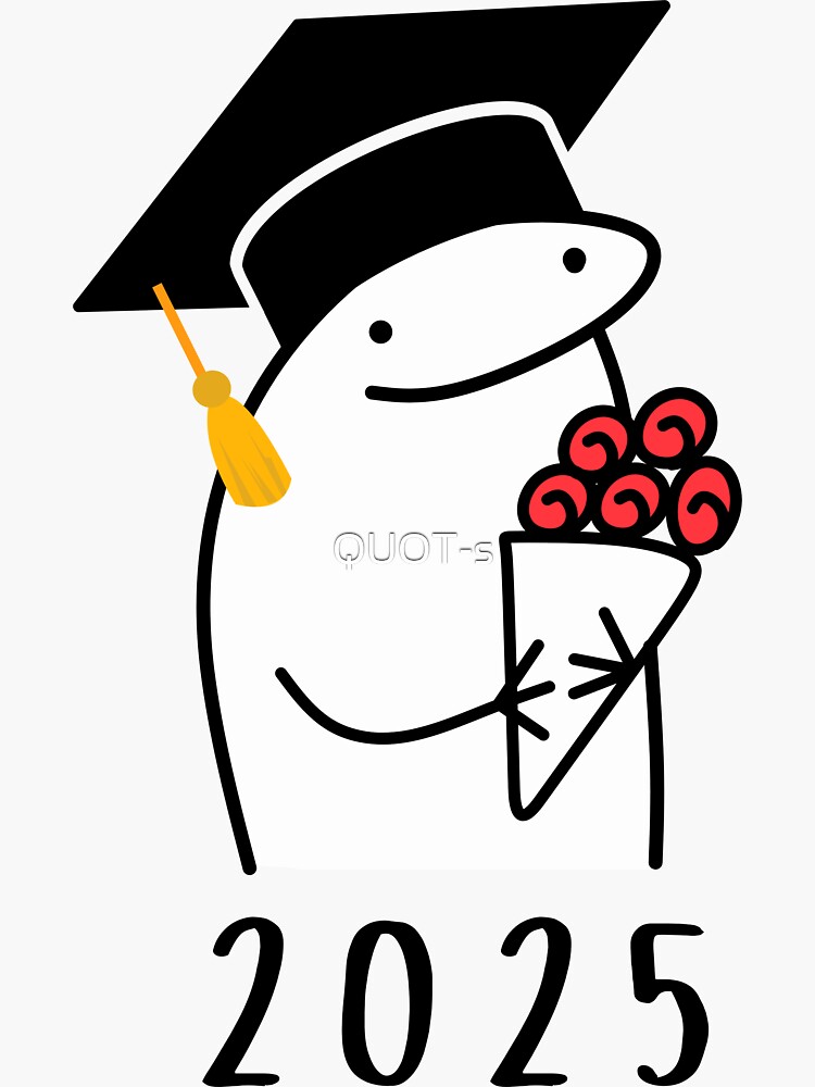 "Style 2 Graduation pose doodle 2025" Sticker for Sale by QUOT-s ...
