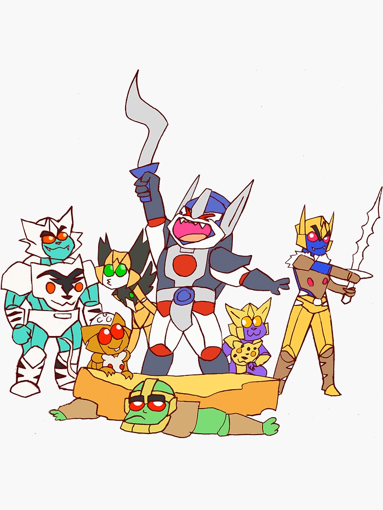 "Maximals ROAR!" Sticker for Sale by Novanator | Redbubble