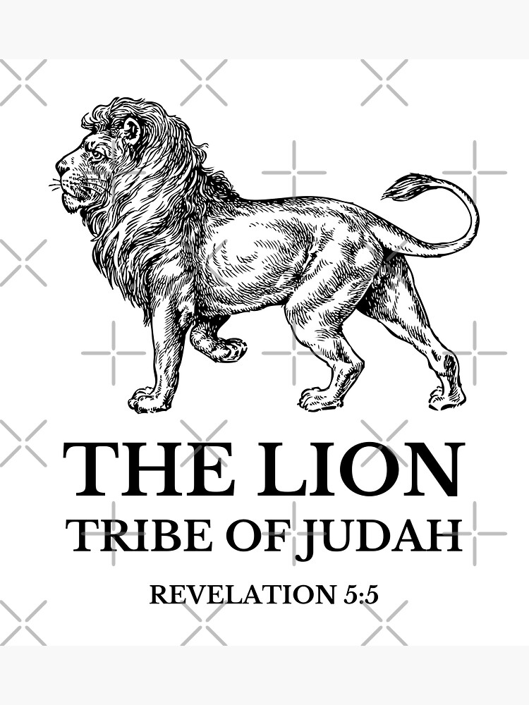 "The Lion of Judah REV 5:5" Sticker for Sale by threadsjam | Redbubble