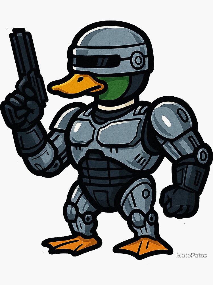 "Robomallard - Robocop meets Greenhead Mallard Duck - Hunting, Funny ...