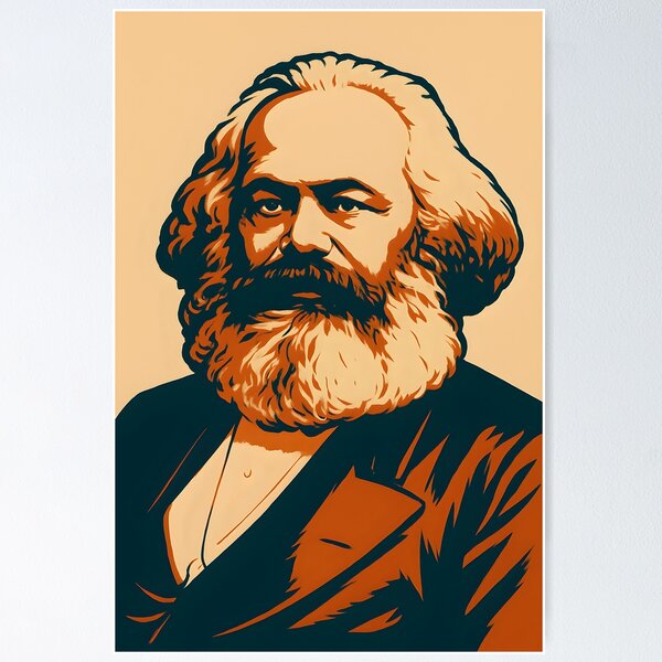 "Karl Marx" Poster by gestepelerine | Redbubble