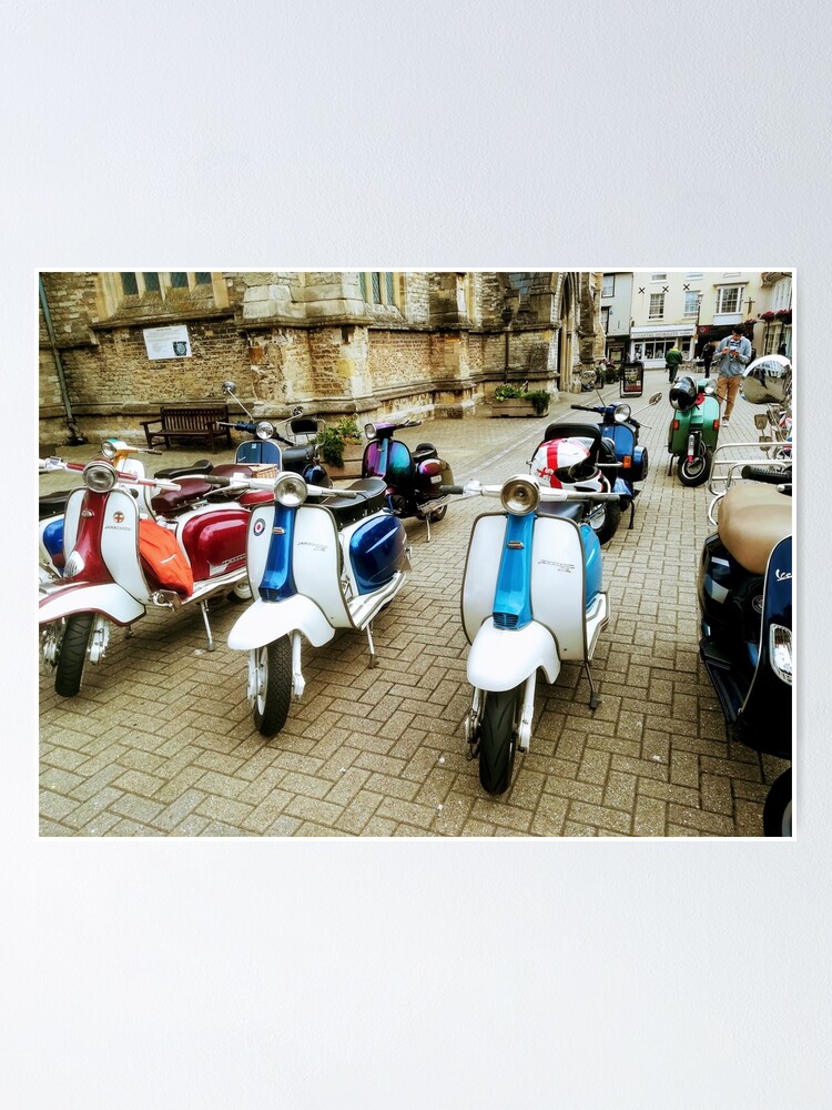 "SCOOTERS ON PARADE #1" Poster for Sale by ronsaunders47 | Redbubble