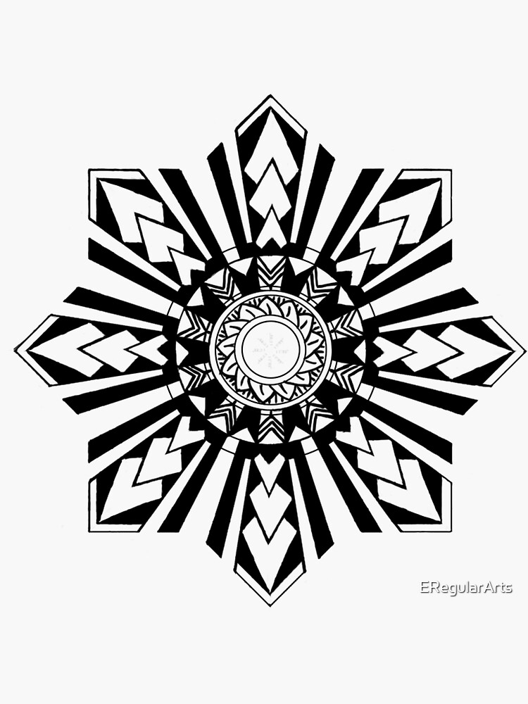 "Hand-drawn Filipino Tribal Design" Sticker for Sale by ERegularArts ...