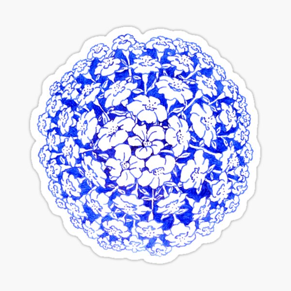 "Exuberant Summer Flowers " Sticker for Sale by Nora-and-Gio | Redbubble