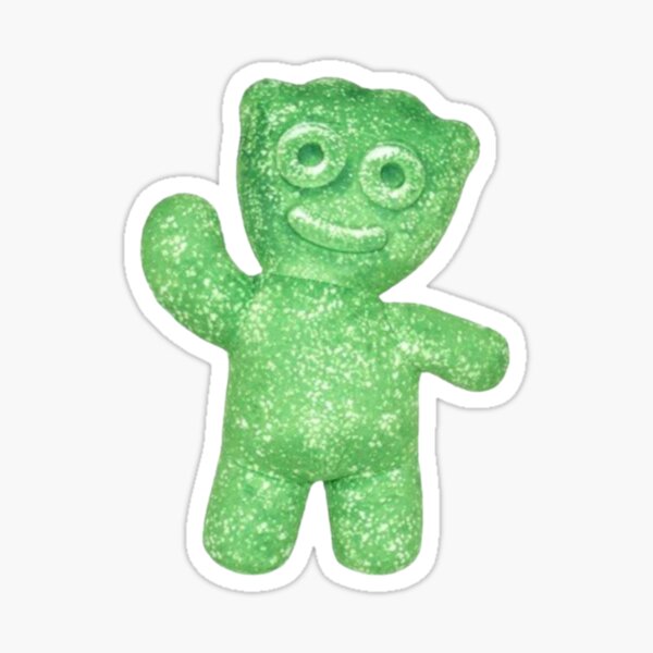 "Green Sour Patch Kids" Sticker for Sale by AmandaLocks | Redbubble