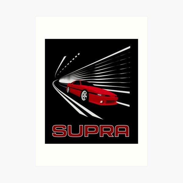 "Supra Mk3" Art Print for Sale by AutomotiveArt | Redbubble