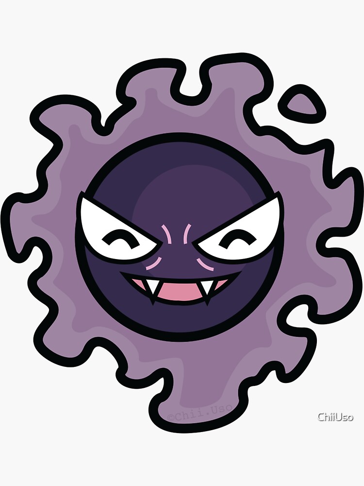 "Happy Ghastly!" Sticker by ChiiUso | Redbubble
