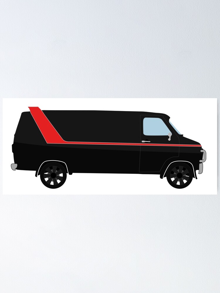 "The A-Team Van" Poster for Sale by izacless | Redbubble