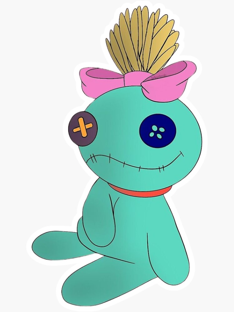 "Lilo's Scrump Teddy | Lilo and Stitch " Sticker for Sale by ...
