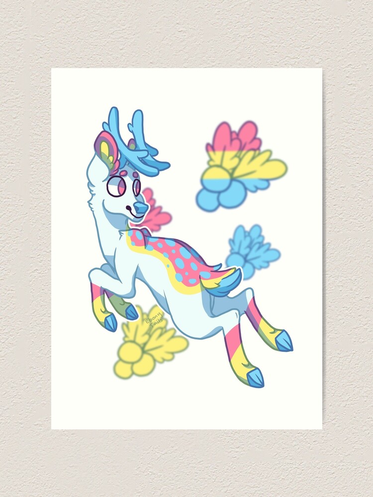 "Pan Deer" Art Print for Sale by EbonyTails | Redbubble
