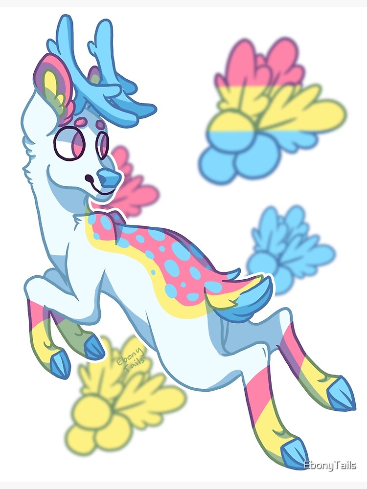 "Pan Deer" Art Print for Sale by EbonyTails | Redbubble