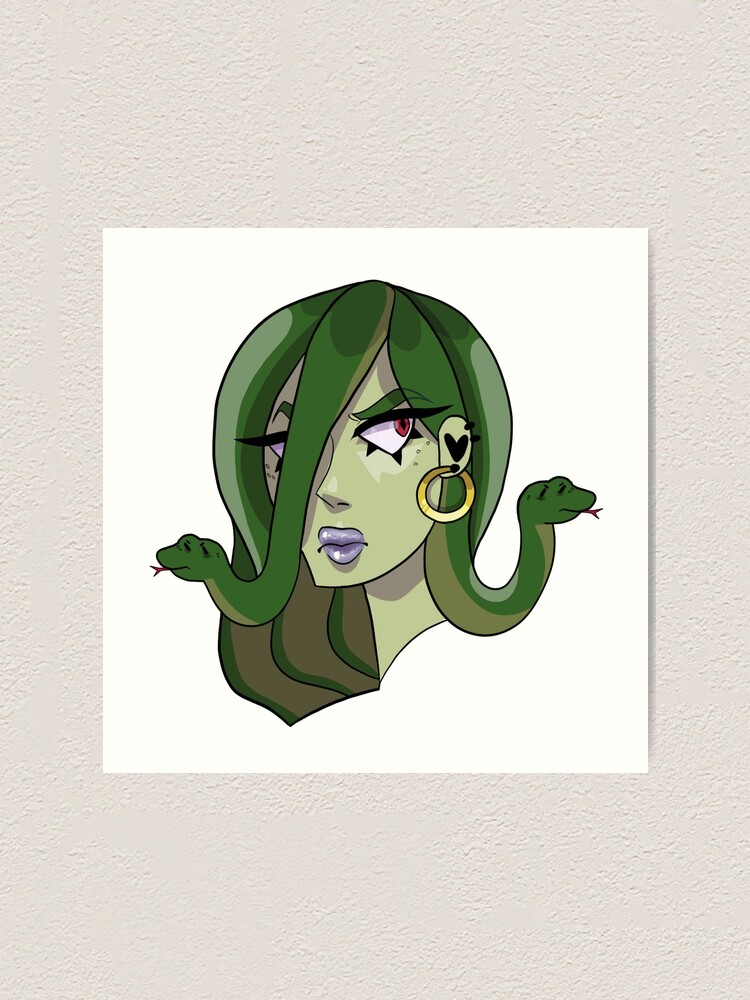 "Self Made Gorgon" Art Print for Sale by Serquett | Redbubble