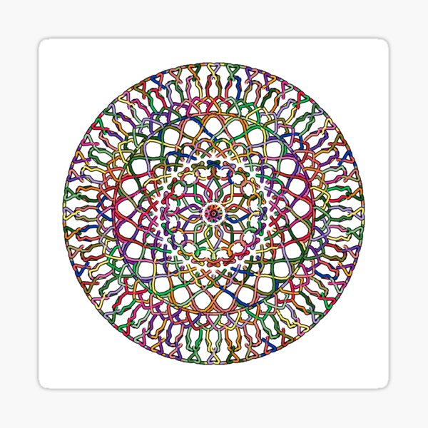 ""Sacred Web of Light – Visionary Mandala of Connection and Energy Flow ...
