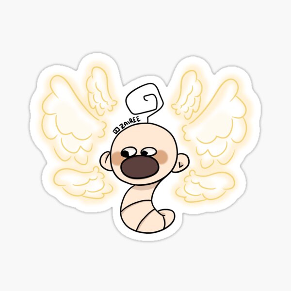 "Emotion Challenge V2: Maggot" Sticker for Sale by ZAIREE-YT | Redbubble