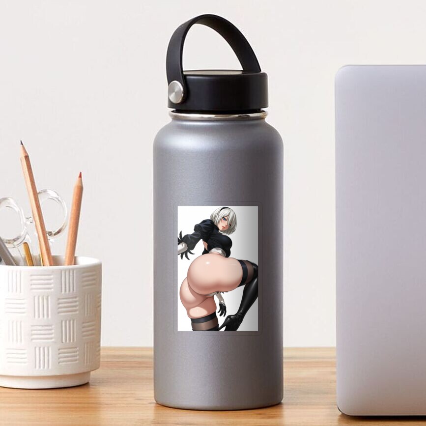 "Nier Automata 2B Anime Style" Photographic Print for Sale by ...