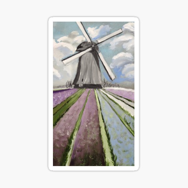 "Dutch windmills, Windmolen, Nld, Provincie" Sticker for Sale by ...