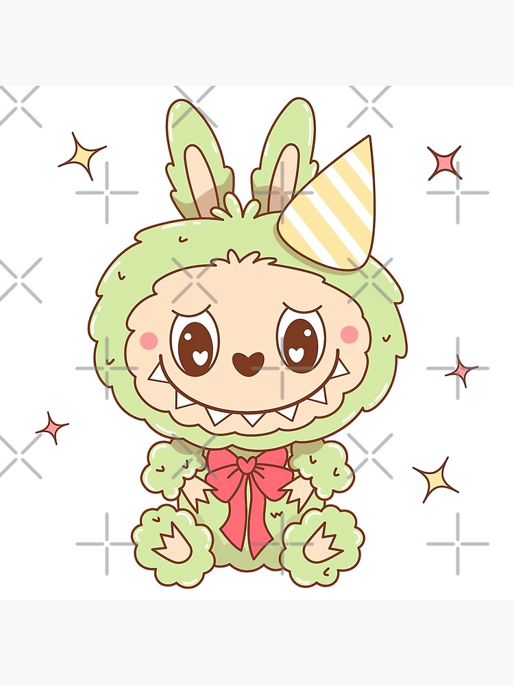 "Labubu - THE MONSTERS Tasty Macarons Vinyl Face - Popmart" Poster for ...