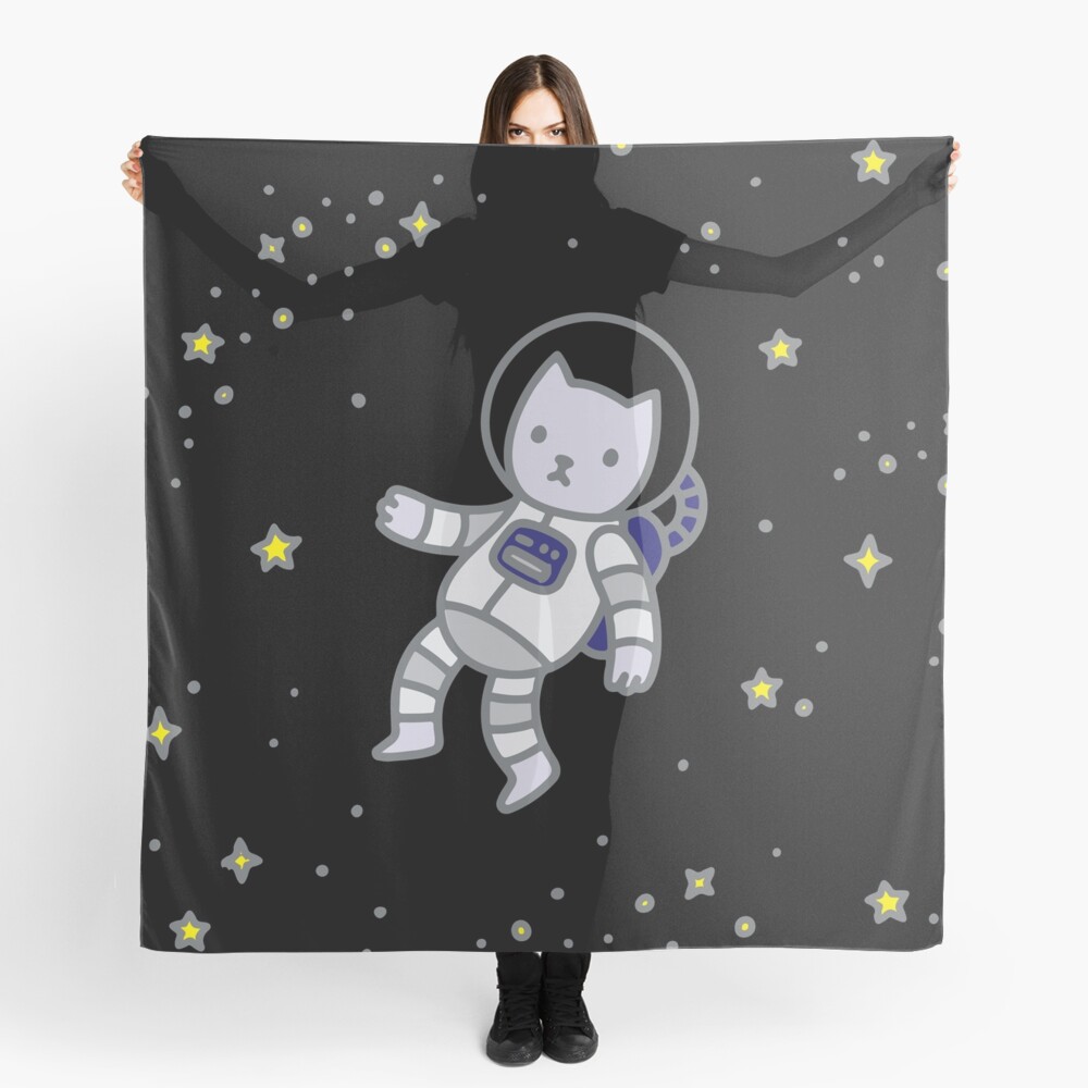 "Astronaut Cat Kitten with stars cute AstroCAT space theme for kids on ...
