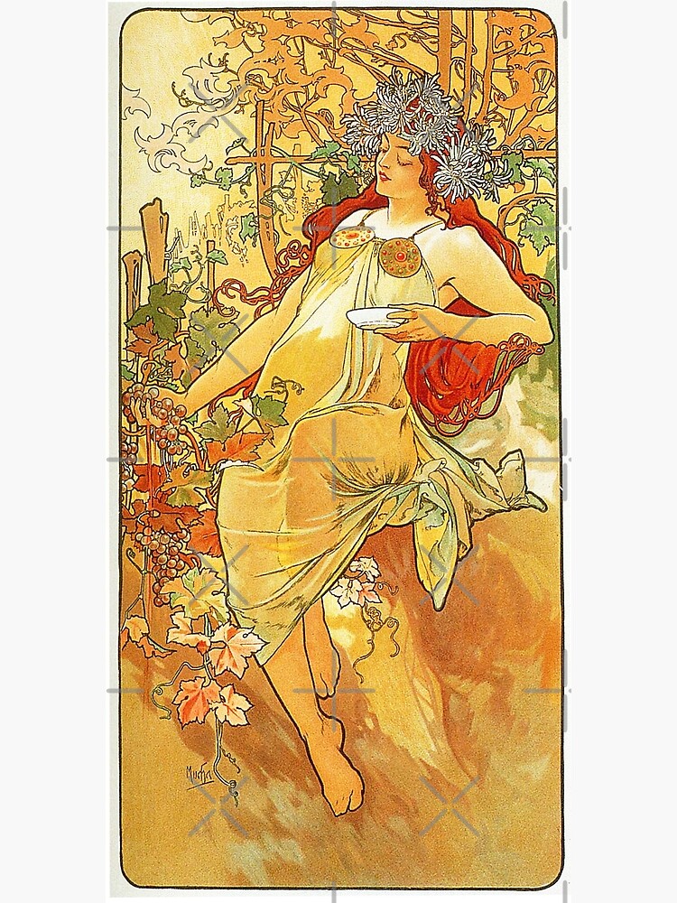 HD. Spring, by Alphonse Mucha (1896) High Definition Premium Matte ...