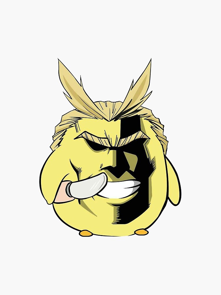 "Sticker - My Hero Academia duck - All Might" Sticker for Sale by ...
