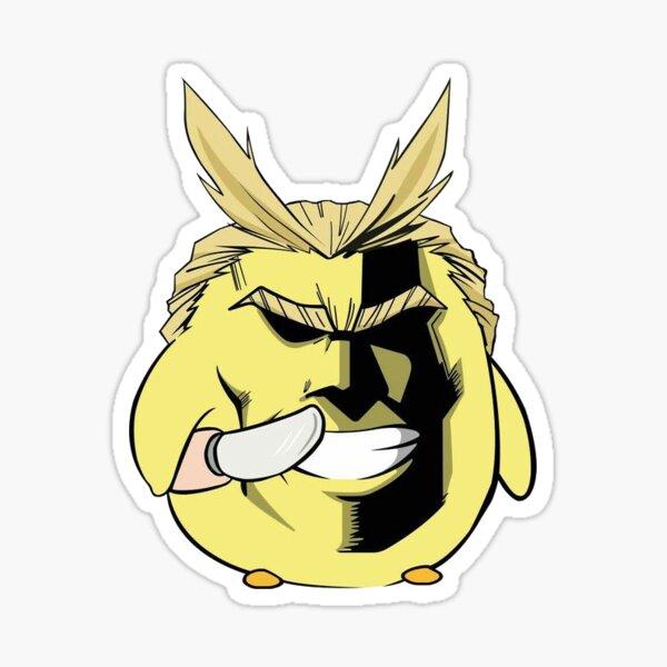 "Sticker - My Hero Academia duck - All Might" Sticker for Sale by ...