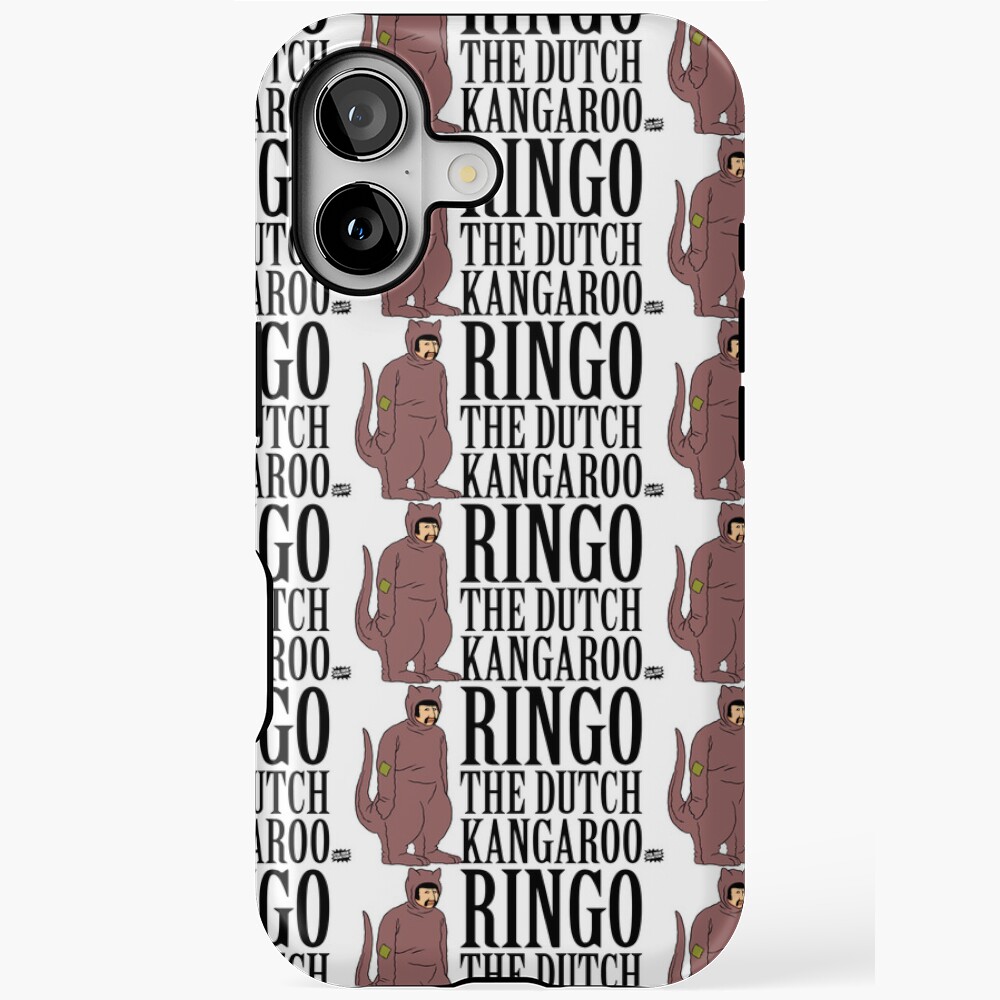 "Ringo the Dutch Kangaroo - Ringo title - Black letters" Sticker for ...