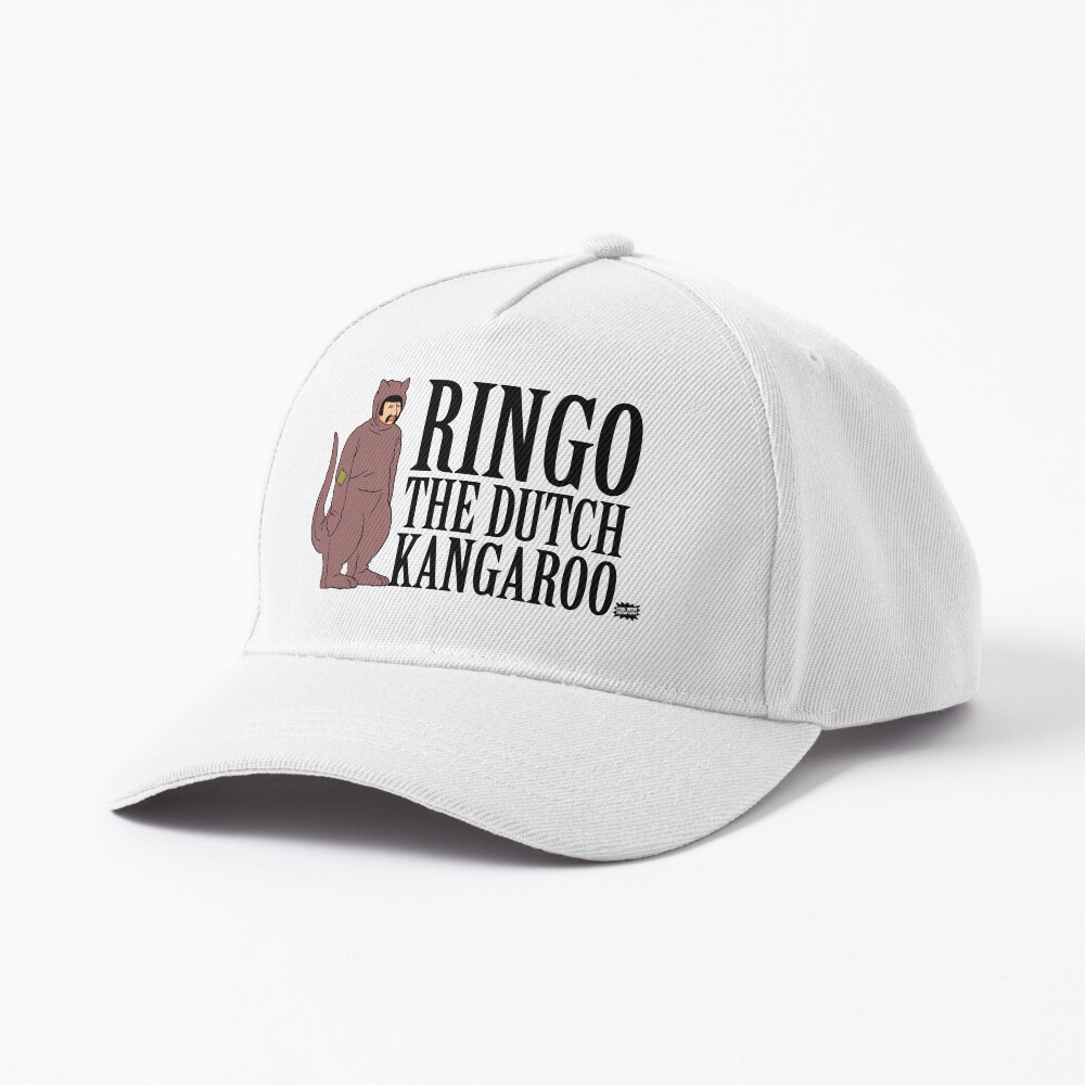 "Ringo the Dutch Kangaroo - Ringo title - Black letters" Sticker for ...