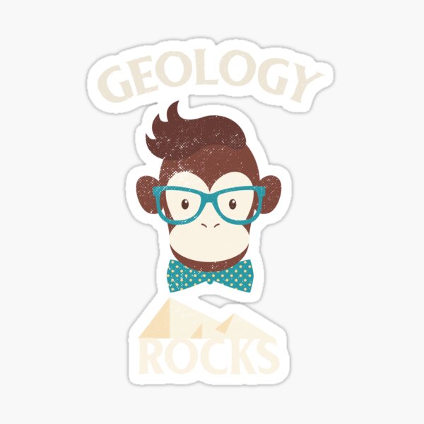 "Geology Rocks Stones Fossils Minerals Geologist" Sticker by TheLariat ...