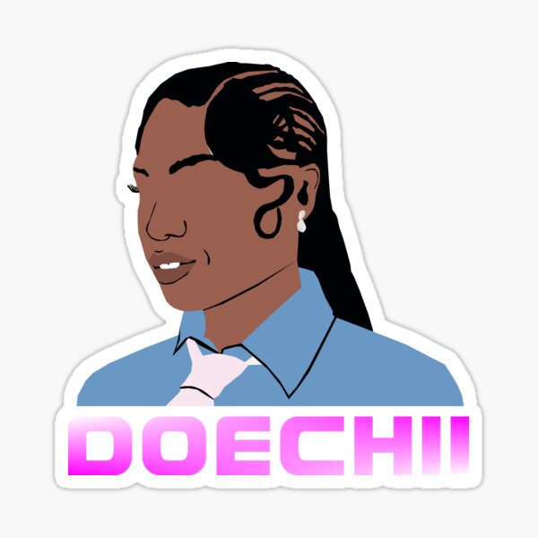 "Doechii illustration" Sticker for Sale by ZooStateofMind | Redbubble