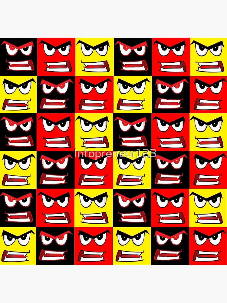"ABP-26-ANGRY FACE" Poster for Sale by Infopreneur123 | Redbubble