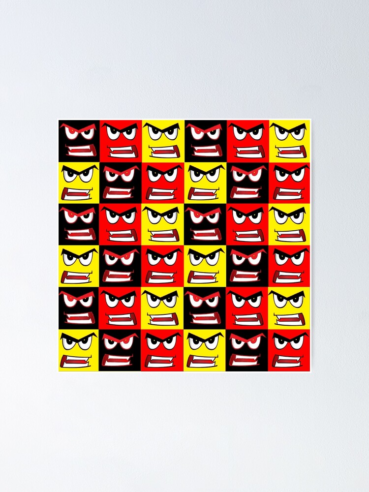 "ABP-26-ANGRY FACE" Poster for Sale by Infopreneur123 | Redbubble