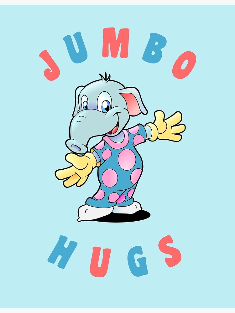 "Jumbo Hugs" Poster by miniverdesigns | Redbubble