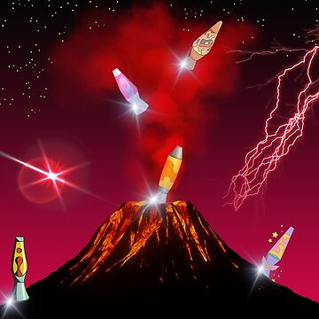 "Birth of the Lava Lamp" Sticker for Sale by EJVisuals | Redbubble