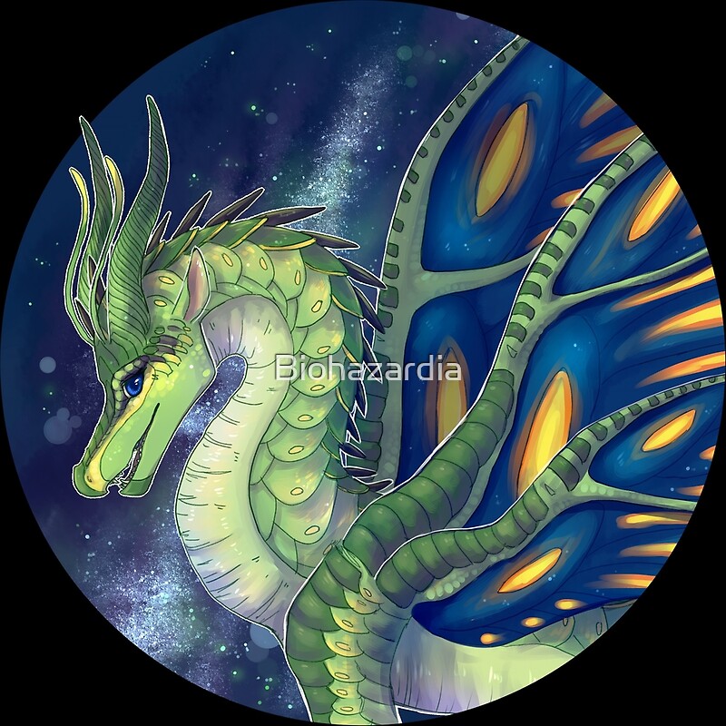 "Wings of Fire - Luna the SilkWing" by Biohazardia | Redbubble