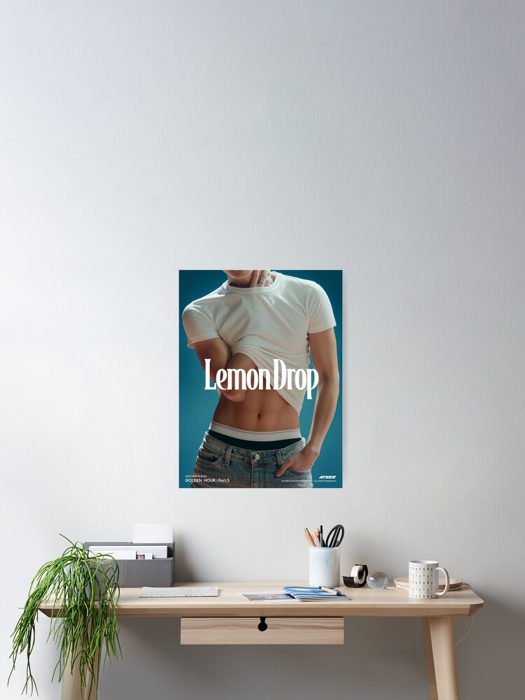 "ATEEZ Seonghwa abs 에이티즈 GOLDEN HOUR Part 3 Lemon Drop Title Poster ...