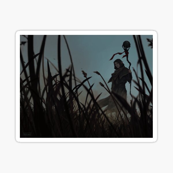 "Omen" Sticker for Sale by nipuni | Redbubble