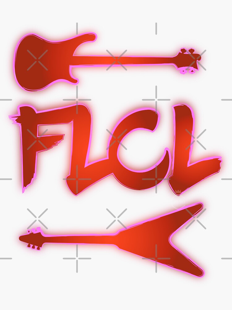 "FLCL - Atomsk Mode" Sticker for Sale by Eddy Cozmo | Redbubble