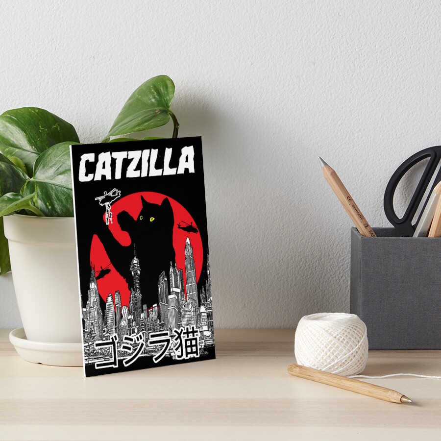 "Catzilla" Poster for Sale by Le-Freak | Redbubble