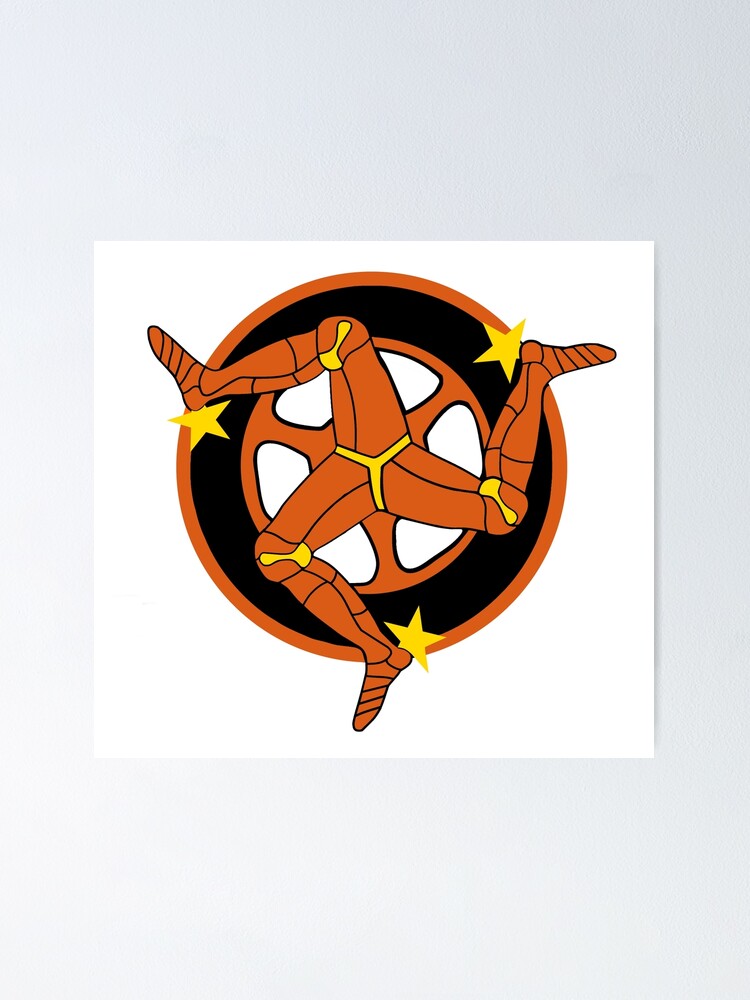 "2 Wheels Turning Racer" Poster for Sale by manxhaven | Redbubble