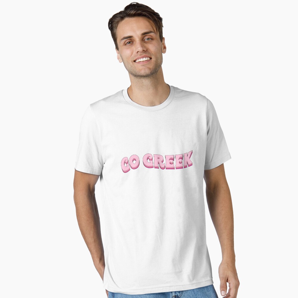 "go greek" Sticker for Sale by cedougherty | Redbubble