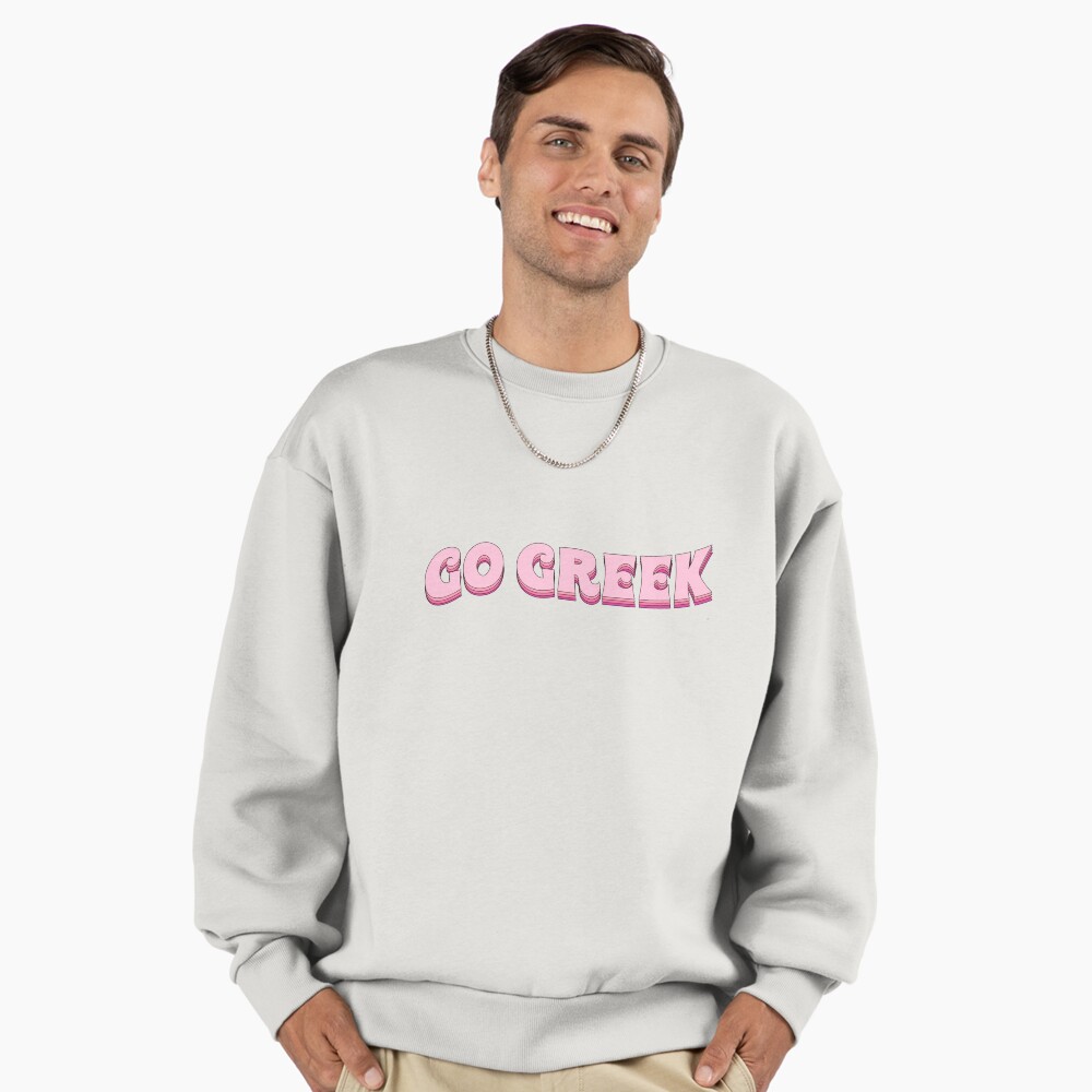 "go greek" Sticker for Sale by cedougherty | Redbubble