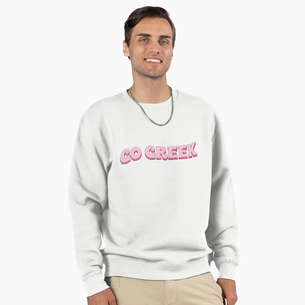 "go greek" Sticker for Sale by cedougherty | Redbubble