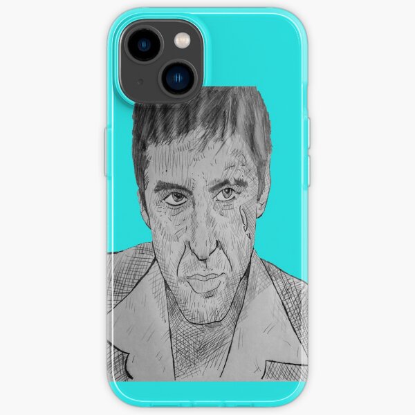 "Scarface al pacino " iPhone Case for Sale by Grimspencilart | Redbubble