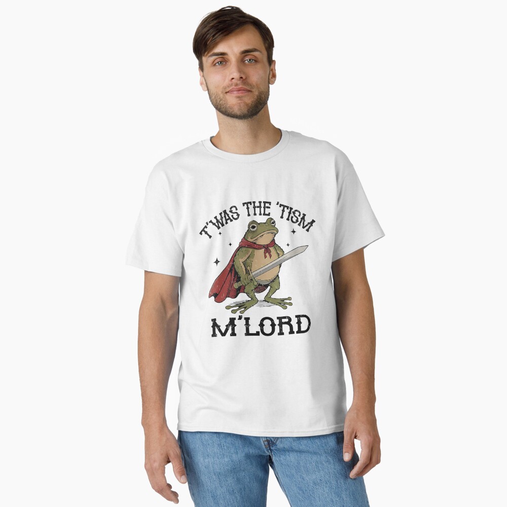 "Frog Wizard Meme T'was The 'Tism M'lord Autism Awareness" Sticker for ...