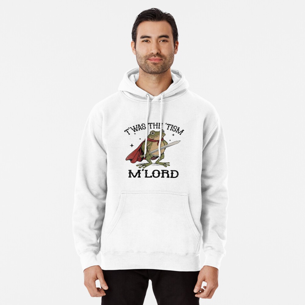 "Frog Wizard Meme T'was The 'Tism M'lord Autism Awareness" Sticker for ...