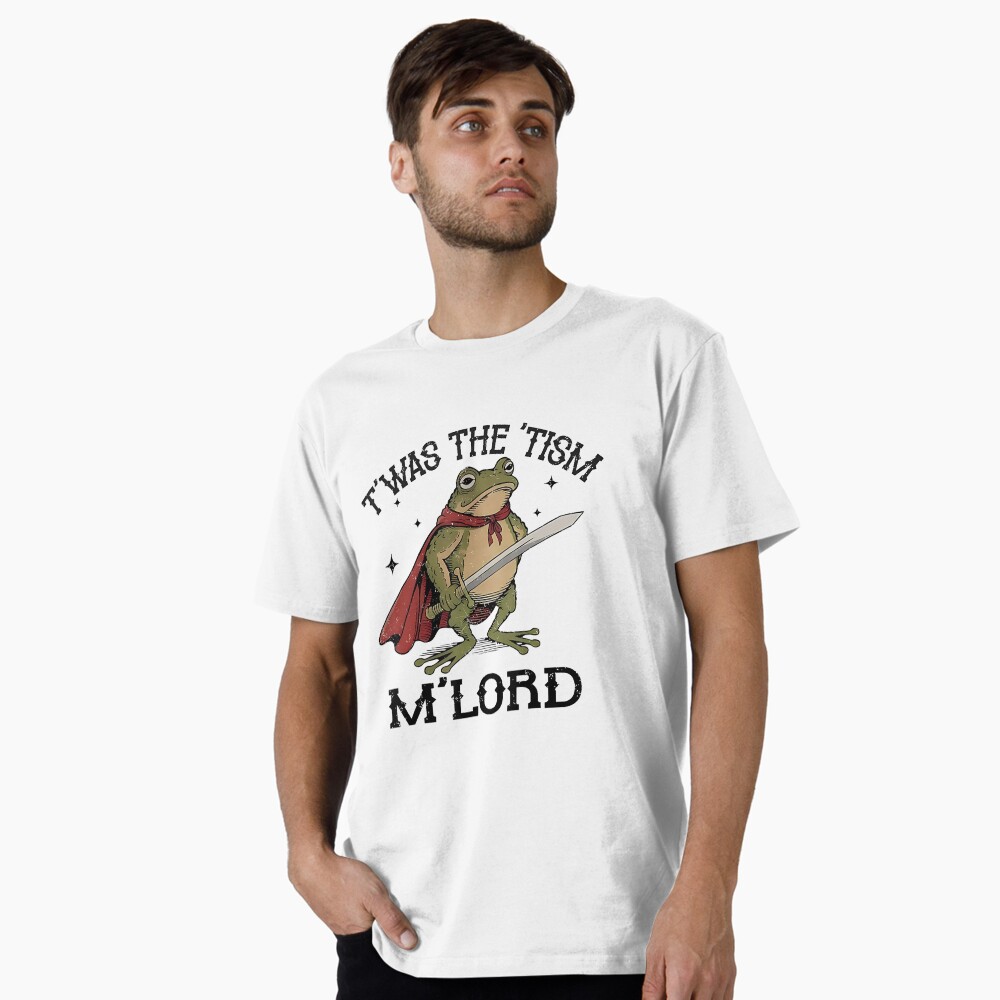 "Frog Wizard Meme T'was The 'Tism M'lord Autism Awareness" Sticker for ...