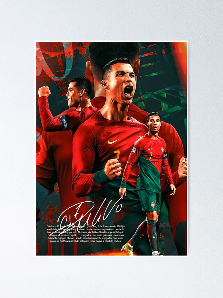 "Cristiano Ronaldo" Poster for Sale by wendyArtworks | Redbubble